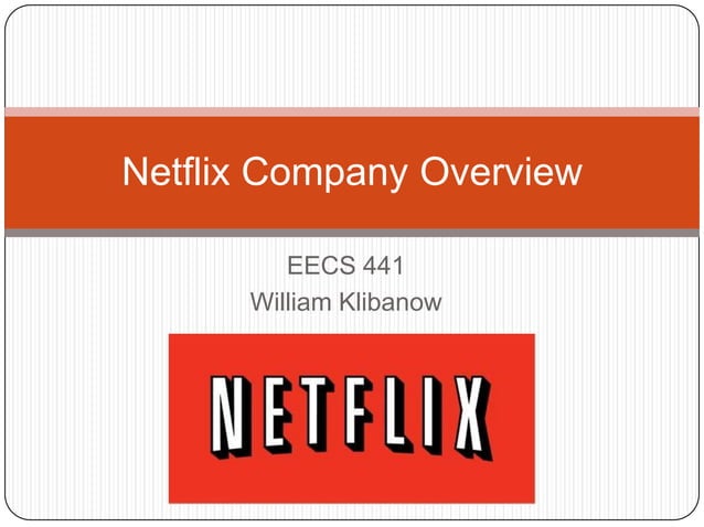 Netflix company presentation | PPTX