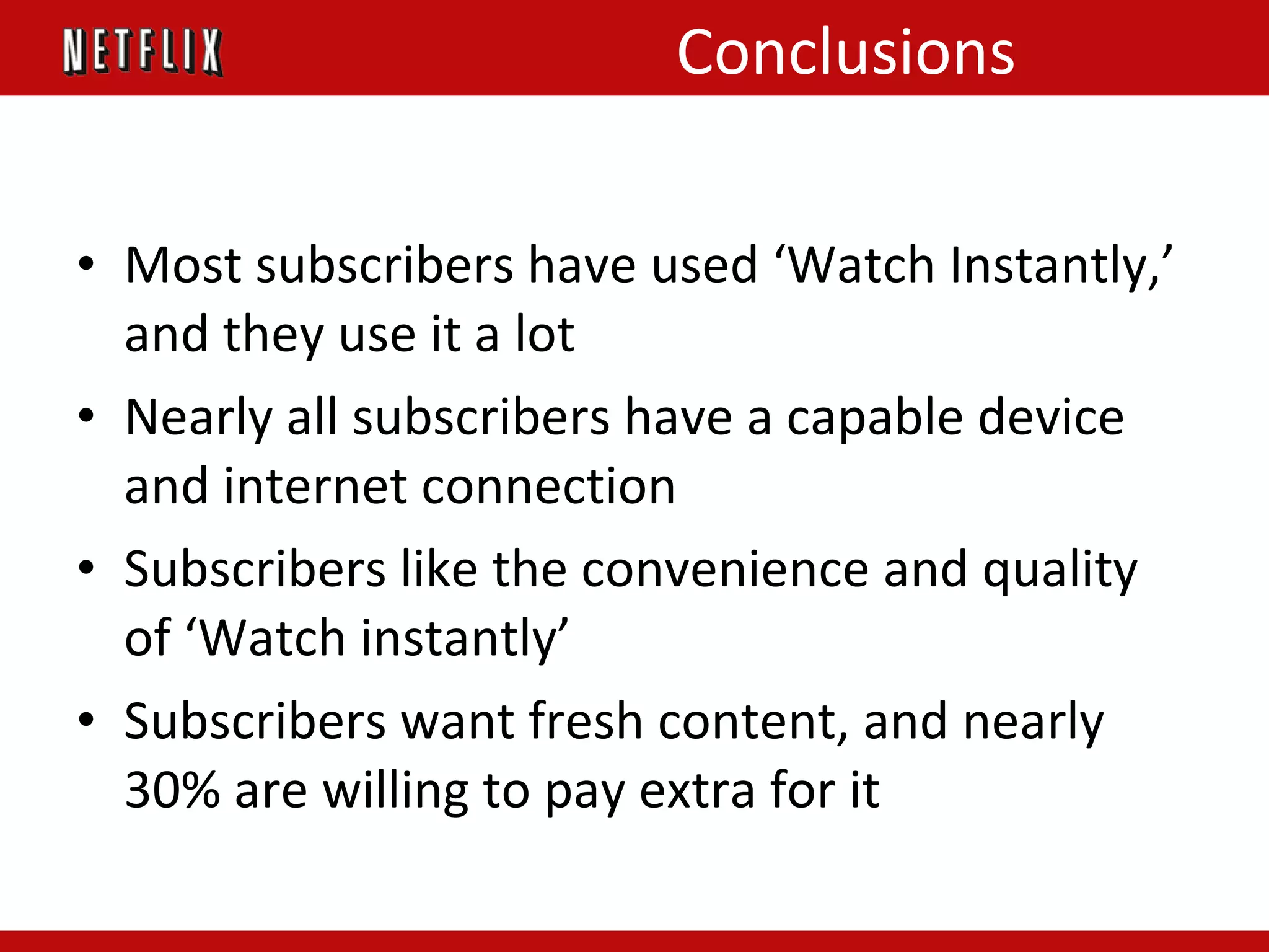 Netflix Consulting Project | PPT