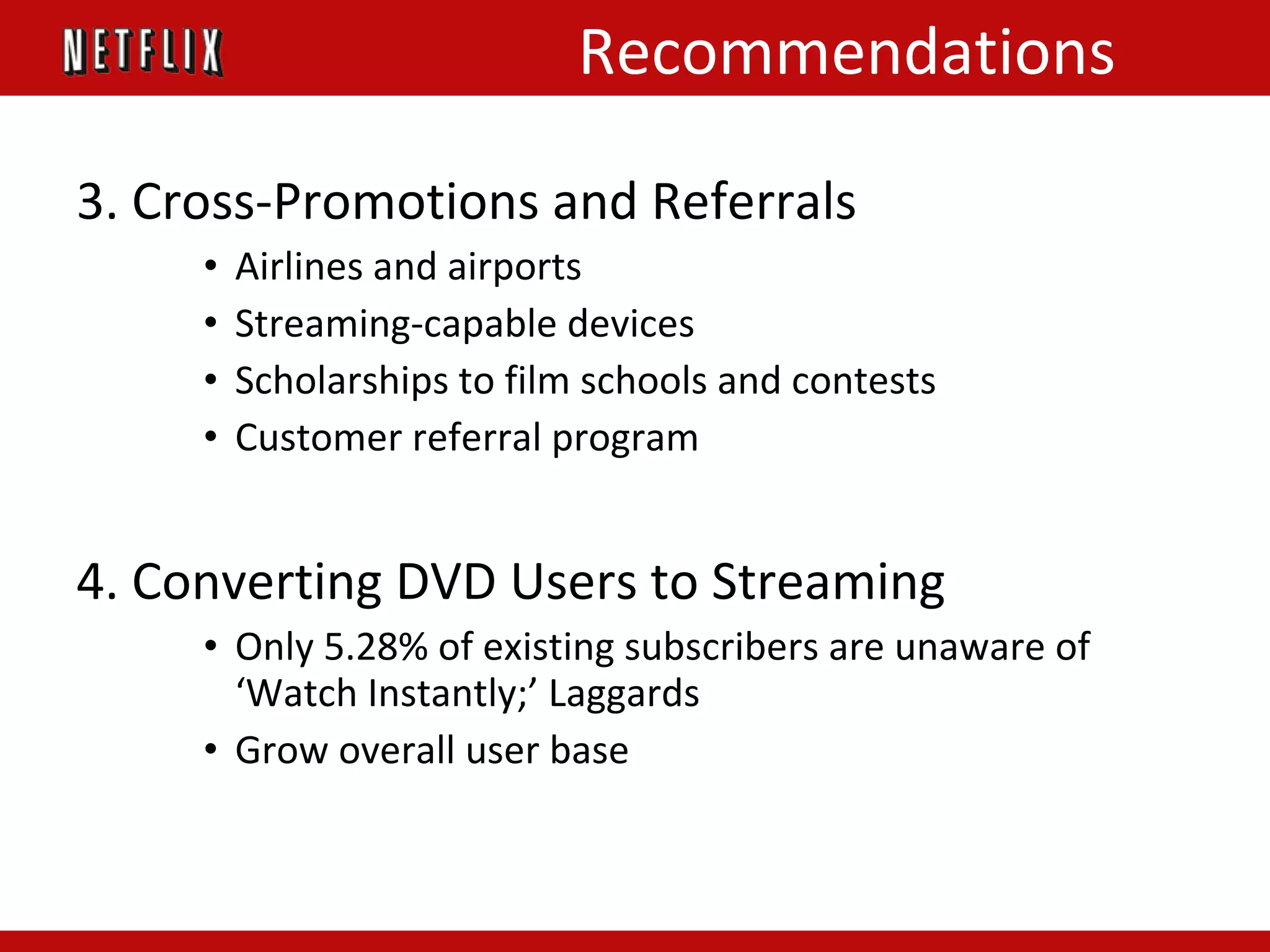 Netflix Consulting Project PPT Netflix Consulting Project PPT