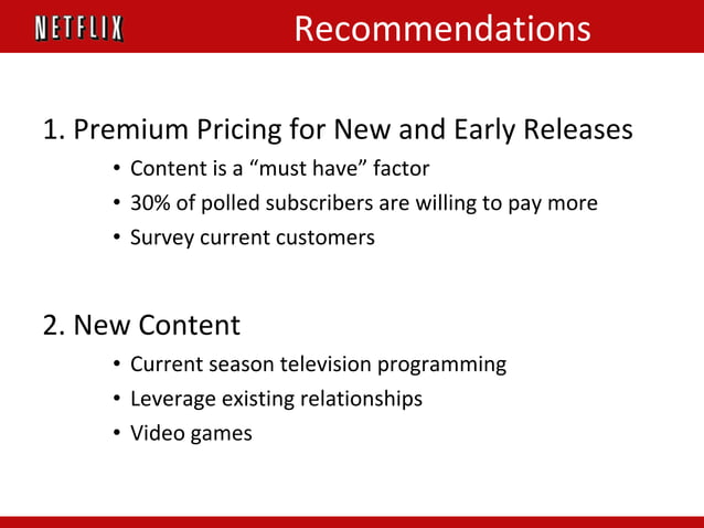 Netflix Consulting Project | PPT