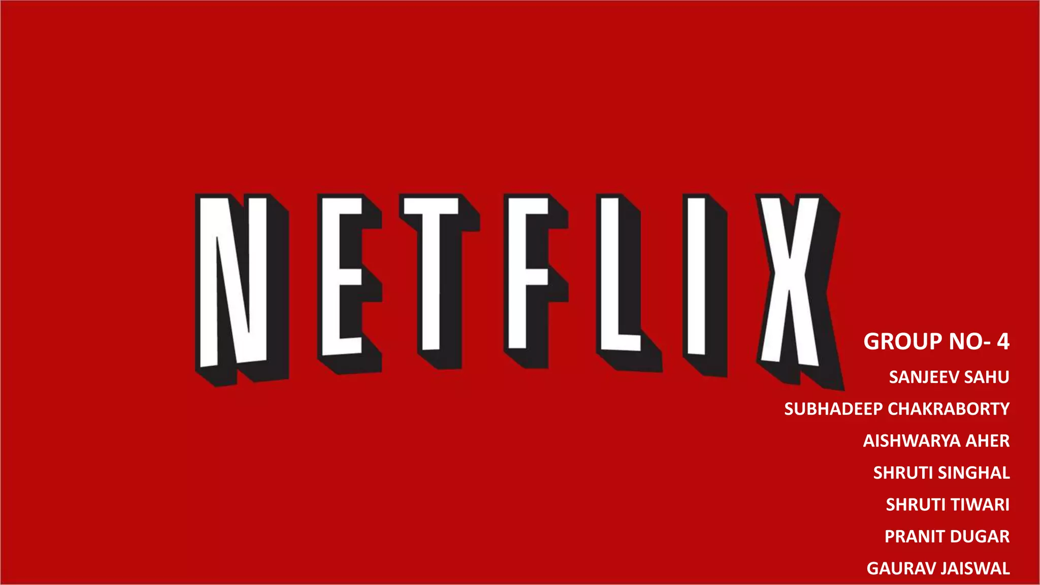 NETWORK EFFECTS IN NETFLIX INC | PPT