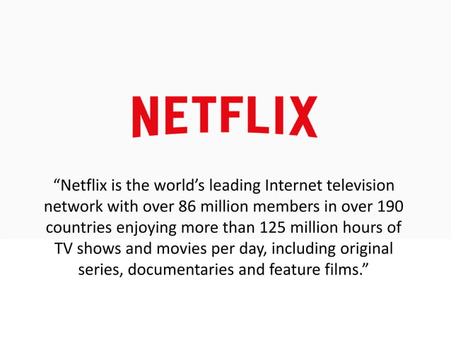 Student Presentation Sample (Netflix) -- Information Security 365/765 ...