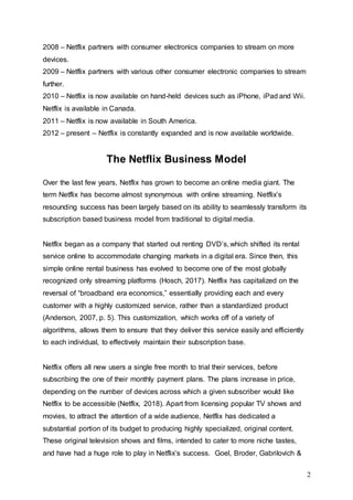 Netflix Infographic and Group Report Analysis NETS2003 Kitchen, Walton ...