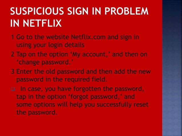 Netflix issue | PPTX