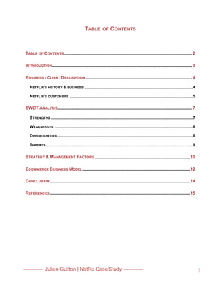 Netflix Case Study | DOCX