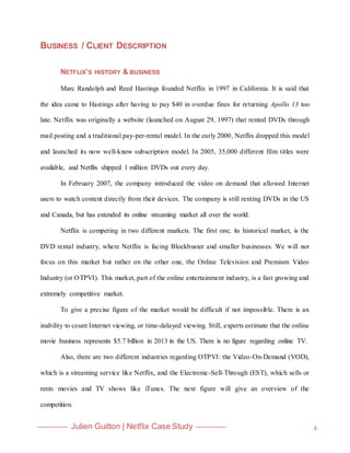 Netflix Case Study | DOCX