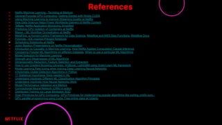 Netflix machine learning | PDF