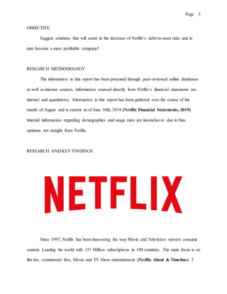 Netflix market analysis report | PDF