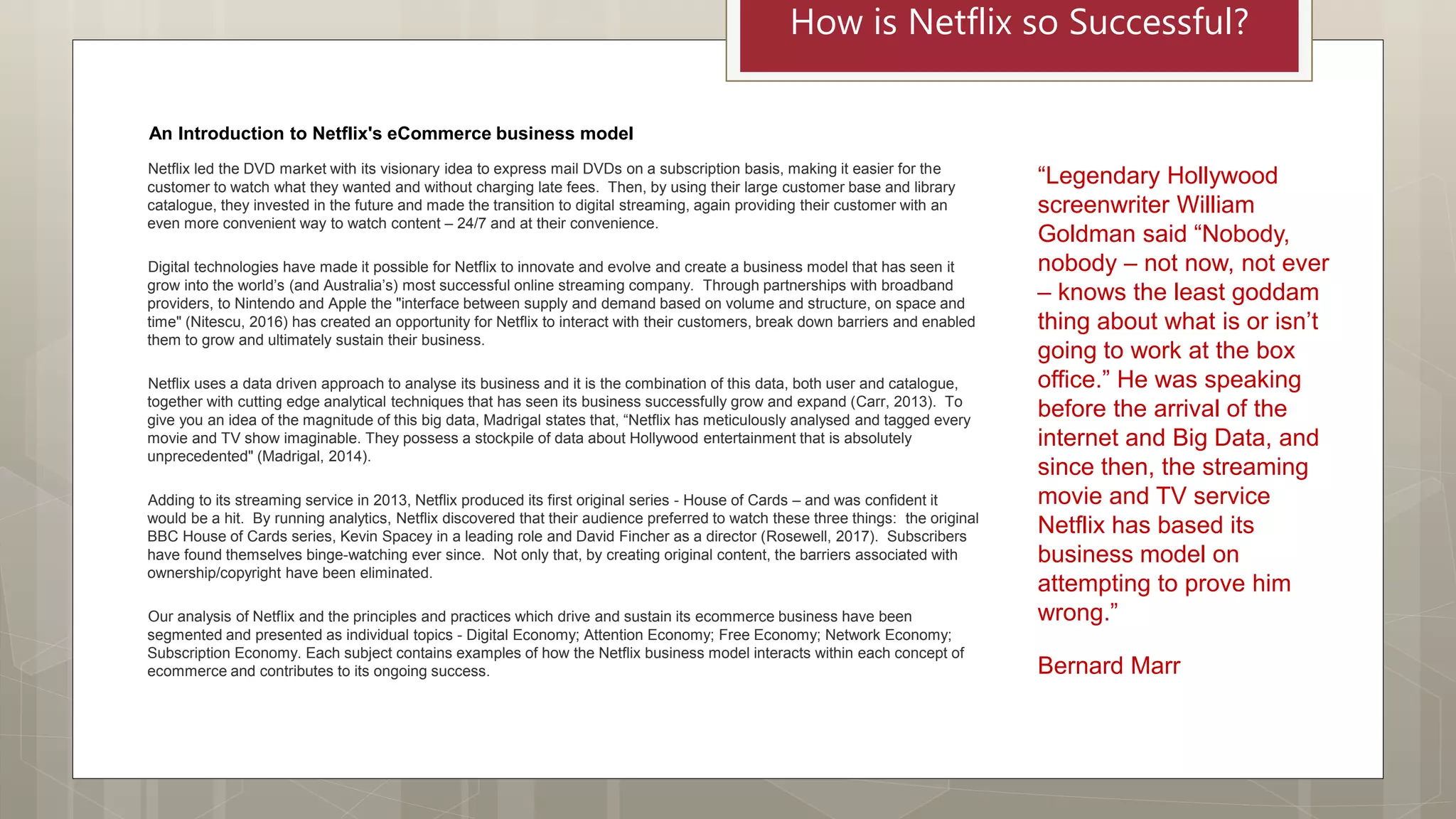 Netflix Case Study | PPTX