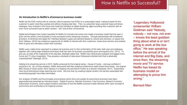 Netflix Case Study | PPTX | Home Entertainment Systems | Consumer Electronics