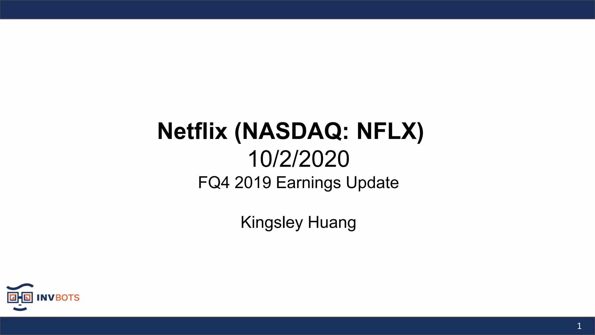 Netflix (NFLX) 20200210 | PPT
