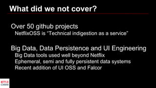 Netflix Cloud Architecture and Open Source | PPT