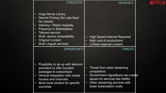 Netflix power point | PPTX | Home Entertainment Systems | Consumer Electronics