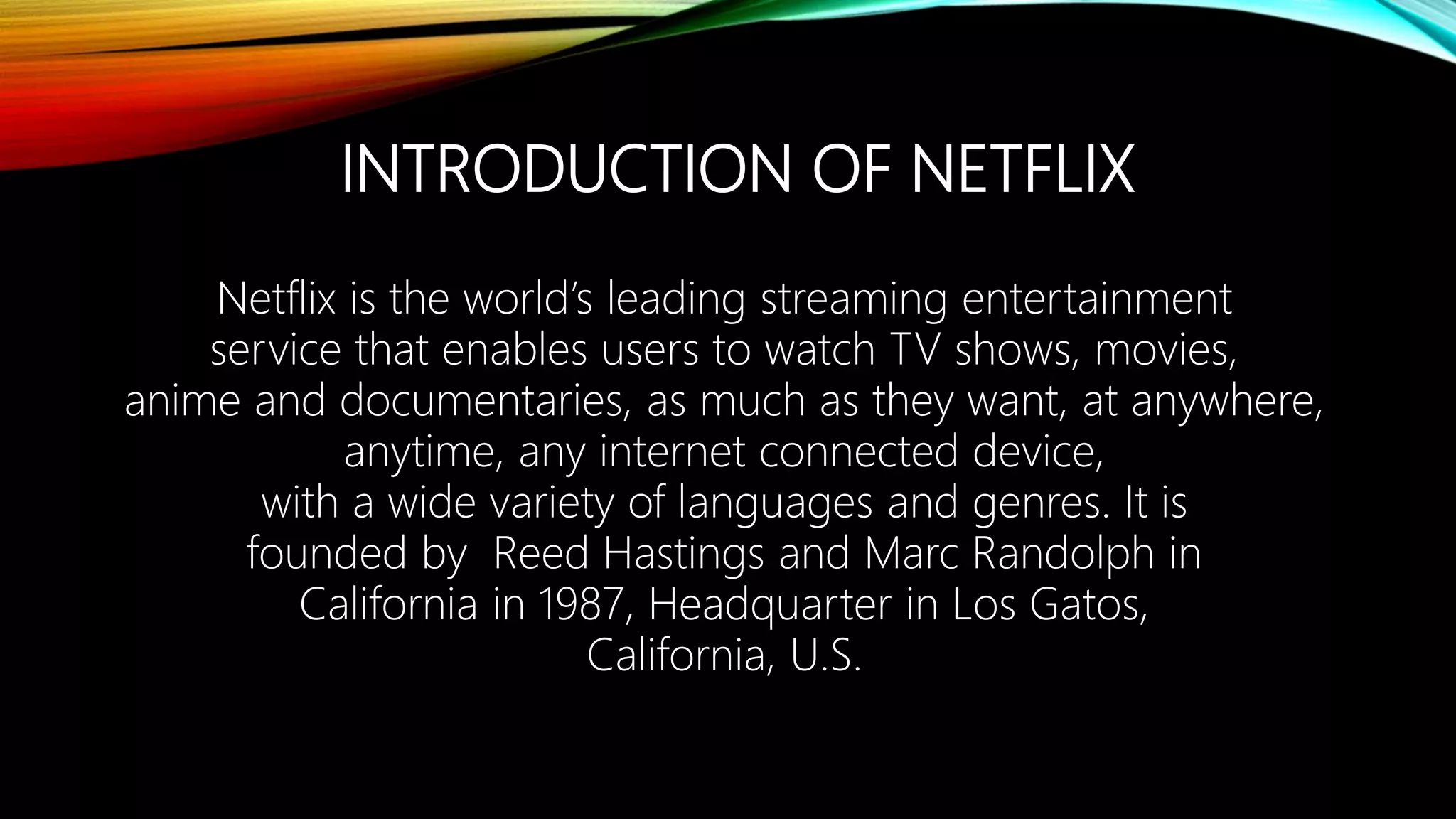 Netflix ppt | PPTX