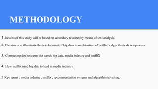 NETFLIX (BIG DATA ANALYTICS ) | PPTX