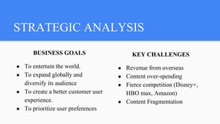 NETFLIX (BIG DATA ANALYTICS ) | PPTX