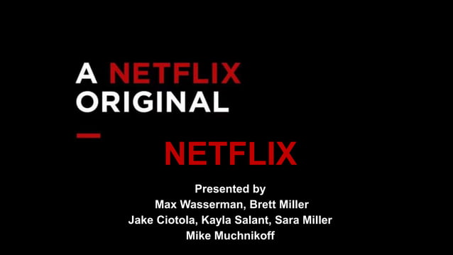 Netflix Case Presentation | PPTX
