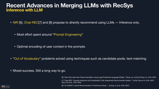 Foundation Models in Recommender Systems | PPT