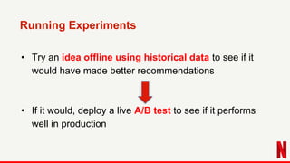 Netflix Recommendations Feature Engineering with Time Travel | PDF
