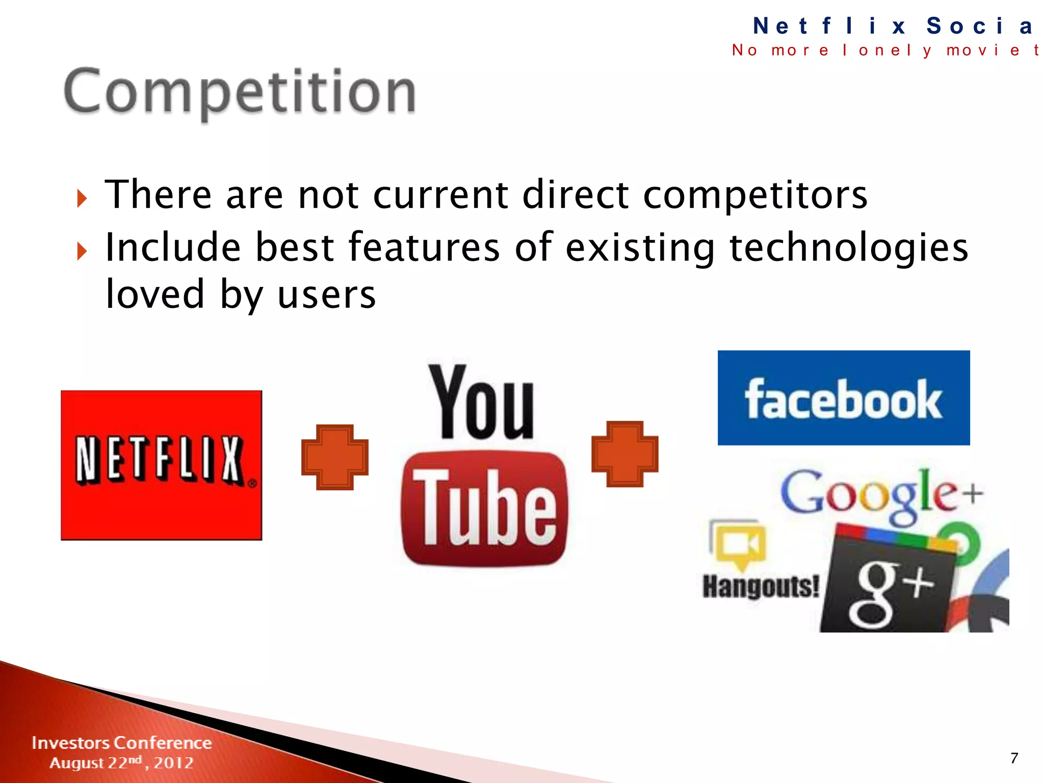 Netflix social investor presentation draft v1 | PPT