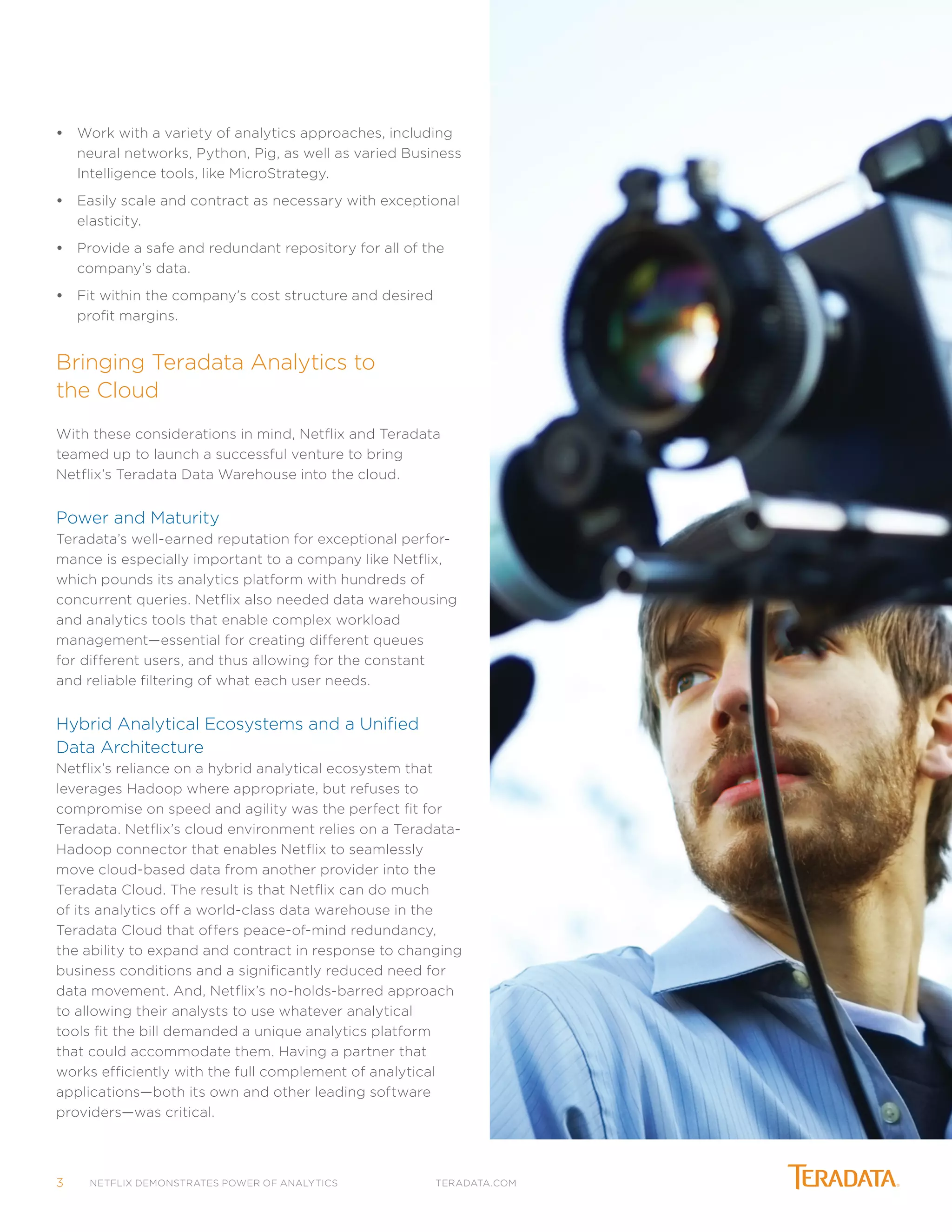 Netflix: Using Big Data in the Cloud to Drive Engagement | PDF