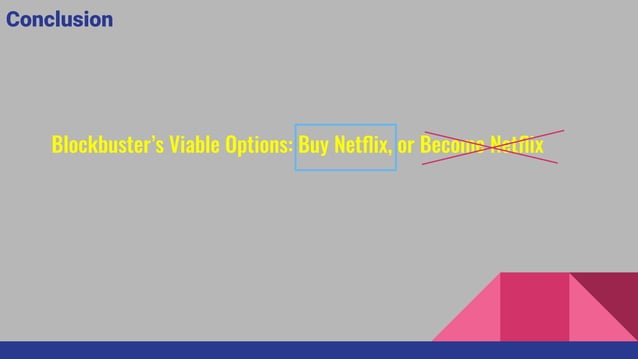 Netflix vs. Blockbuster Case Study | PDF
