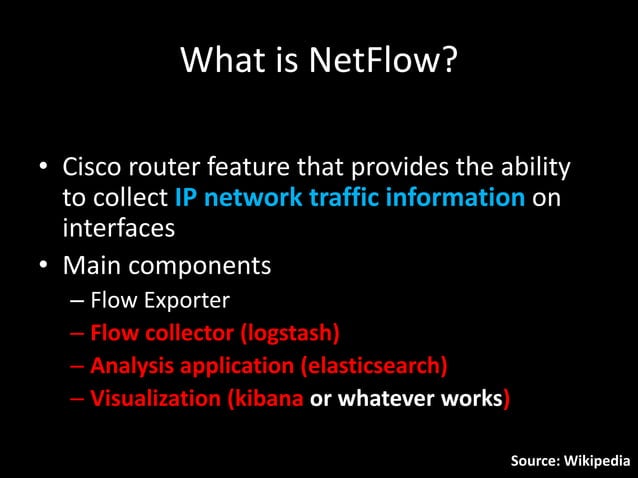 Netflow Analysis Using Elastic Stack 조인중 Ppt 8187