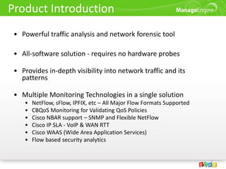 Manageengine Netflow analyzer - An Insight | PPT