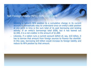 Net Foreign Assets NFA - Presentation.pdf | Free Download