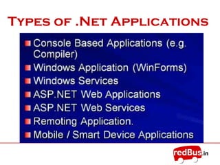 .Net framework | PPT | Programming Languages | Computing