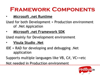 .Net framework | PPT | Programming Languages | Computing