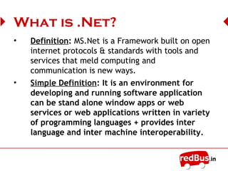 .Net framework | PPT | Programming Languages | Computing