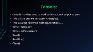 Net framework | PPTX