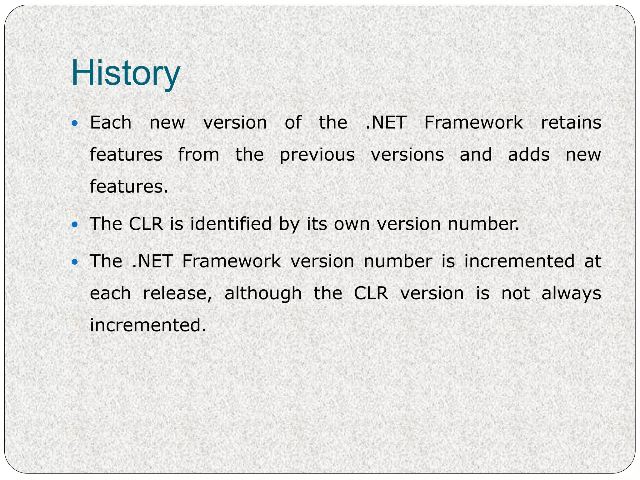 Net framework | PPT