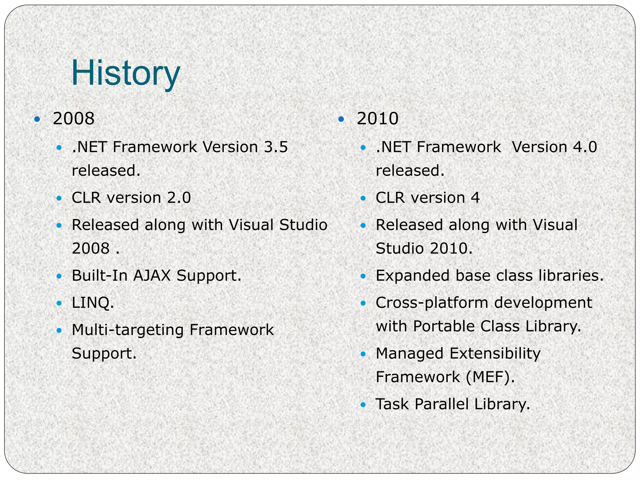 Net framework | PPT