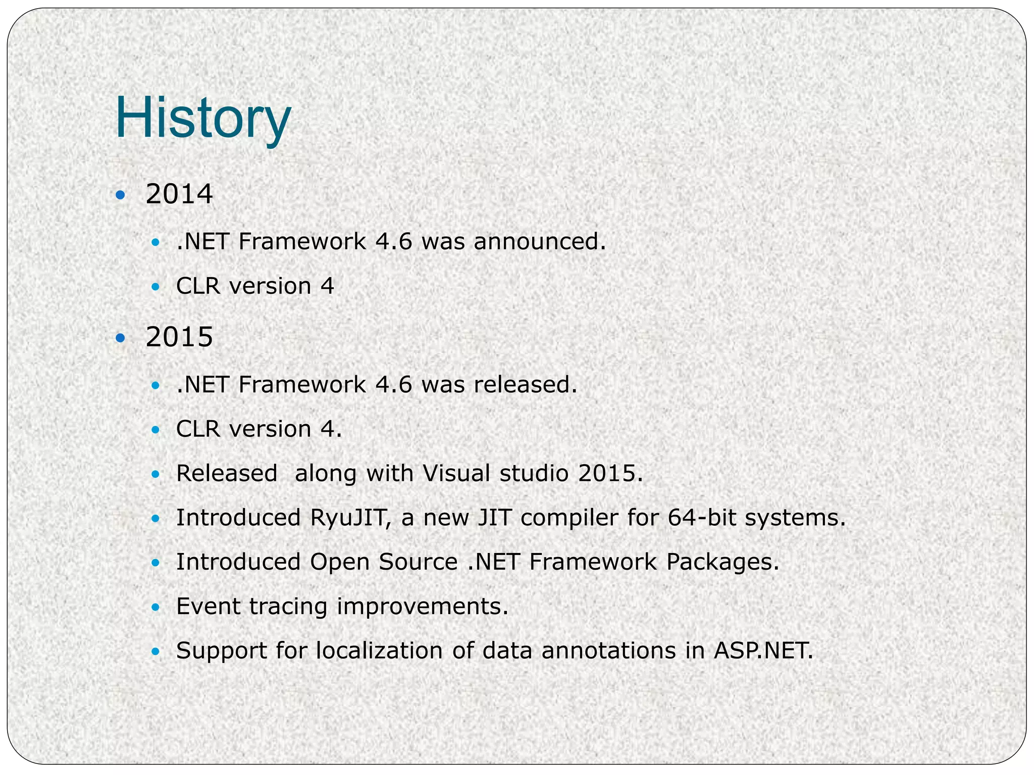 Net framework | PPT