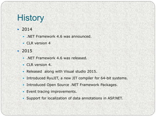 Net framework | PPTX
