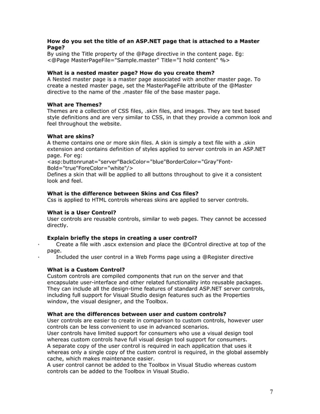 Net Framework Interview Questions Pdf 7323
