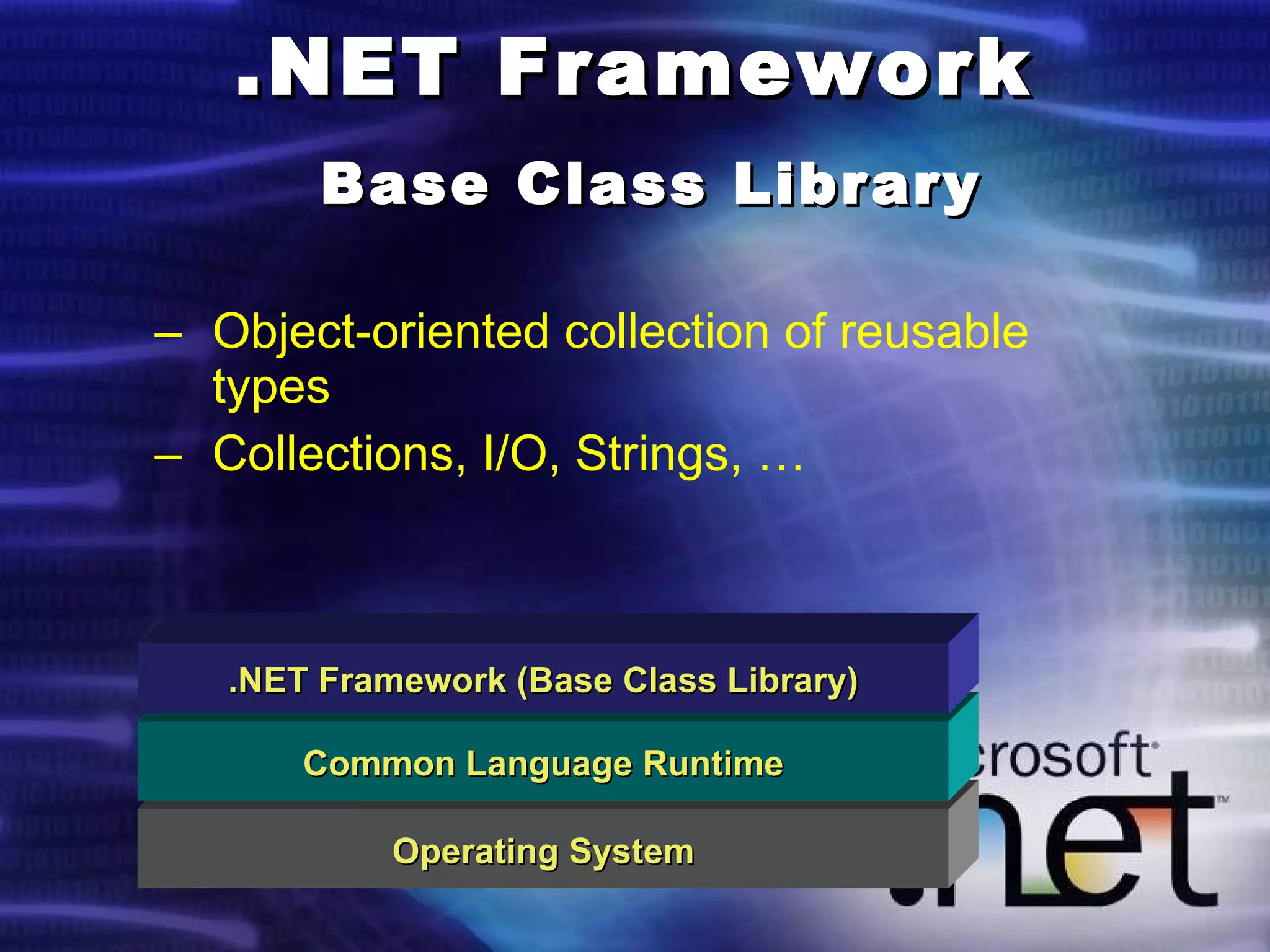 .net framework | PPT