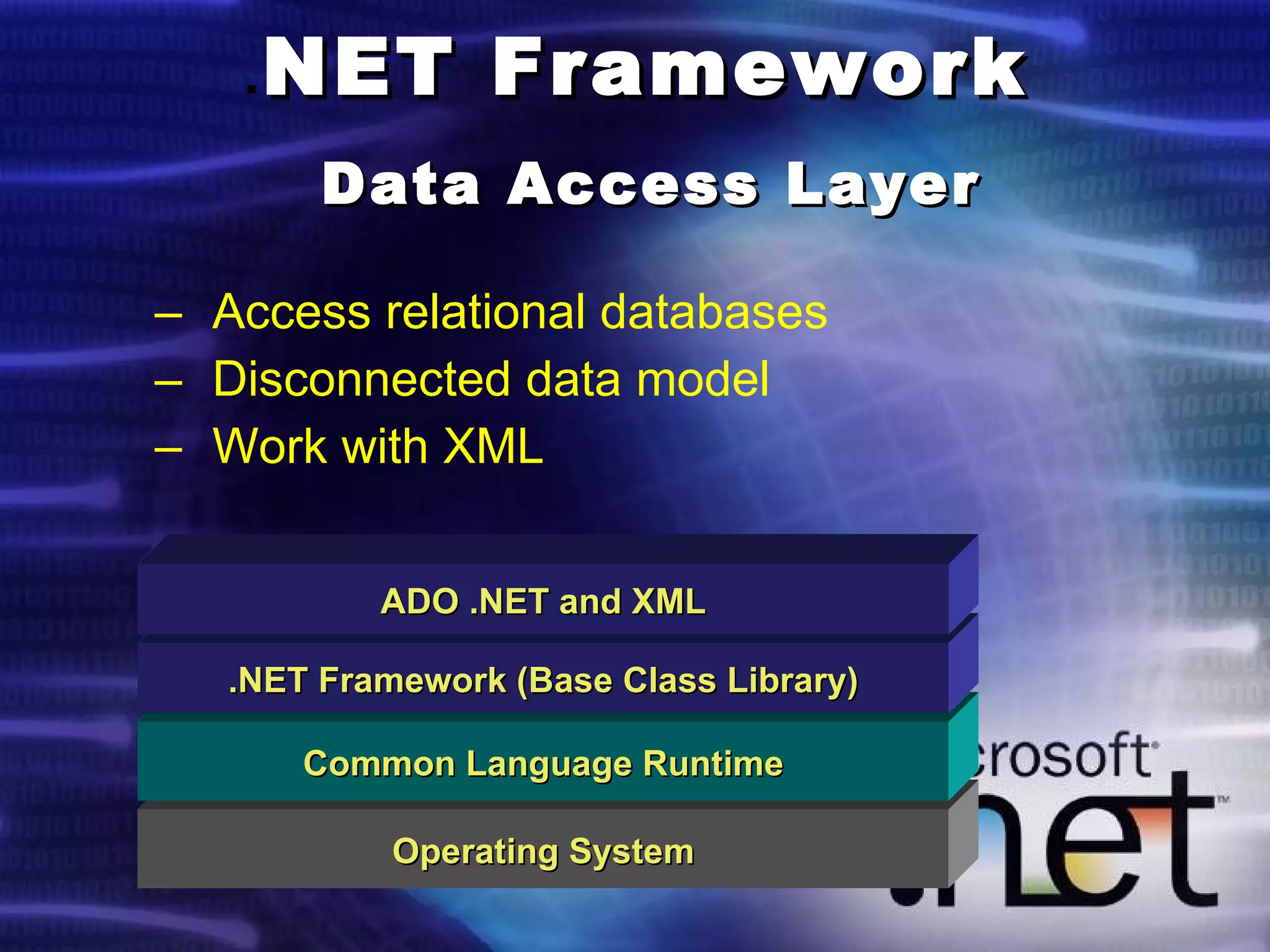 .net framework | PPT