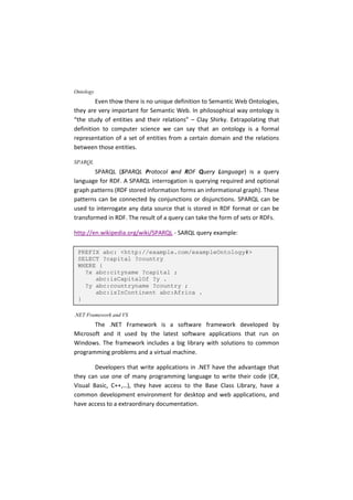 .Net and Rdf APIs | PDF