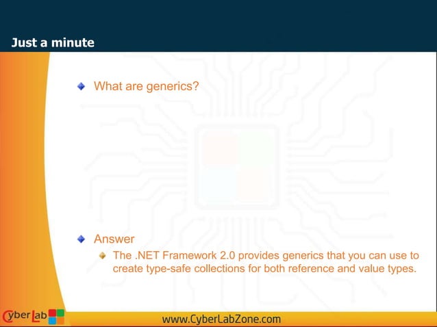 Net framework session01 | PPSX