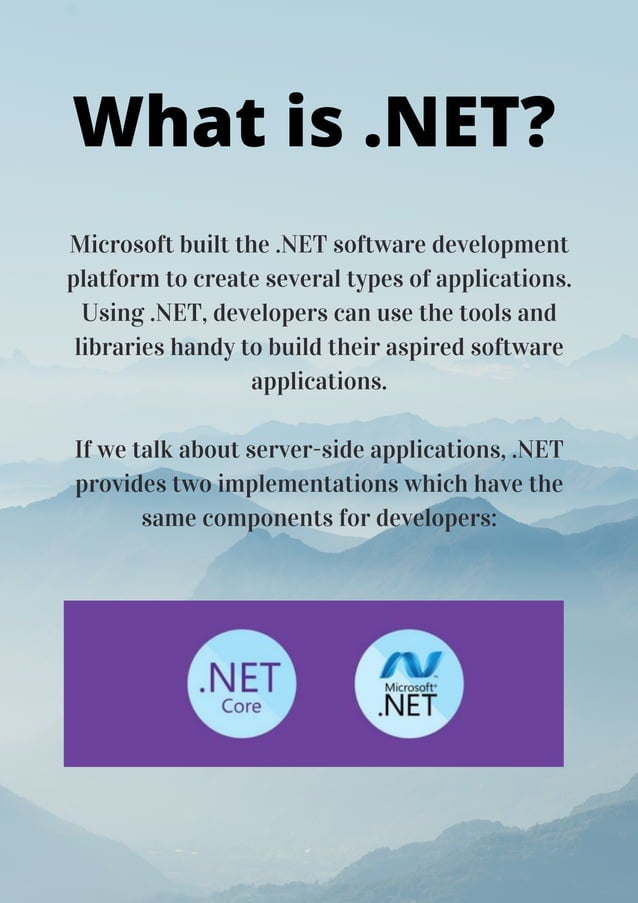 .Net framework vs .net core a complete comparison | PDF