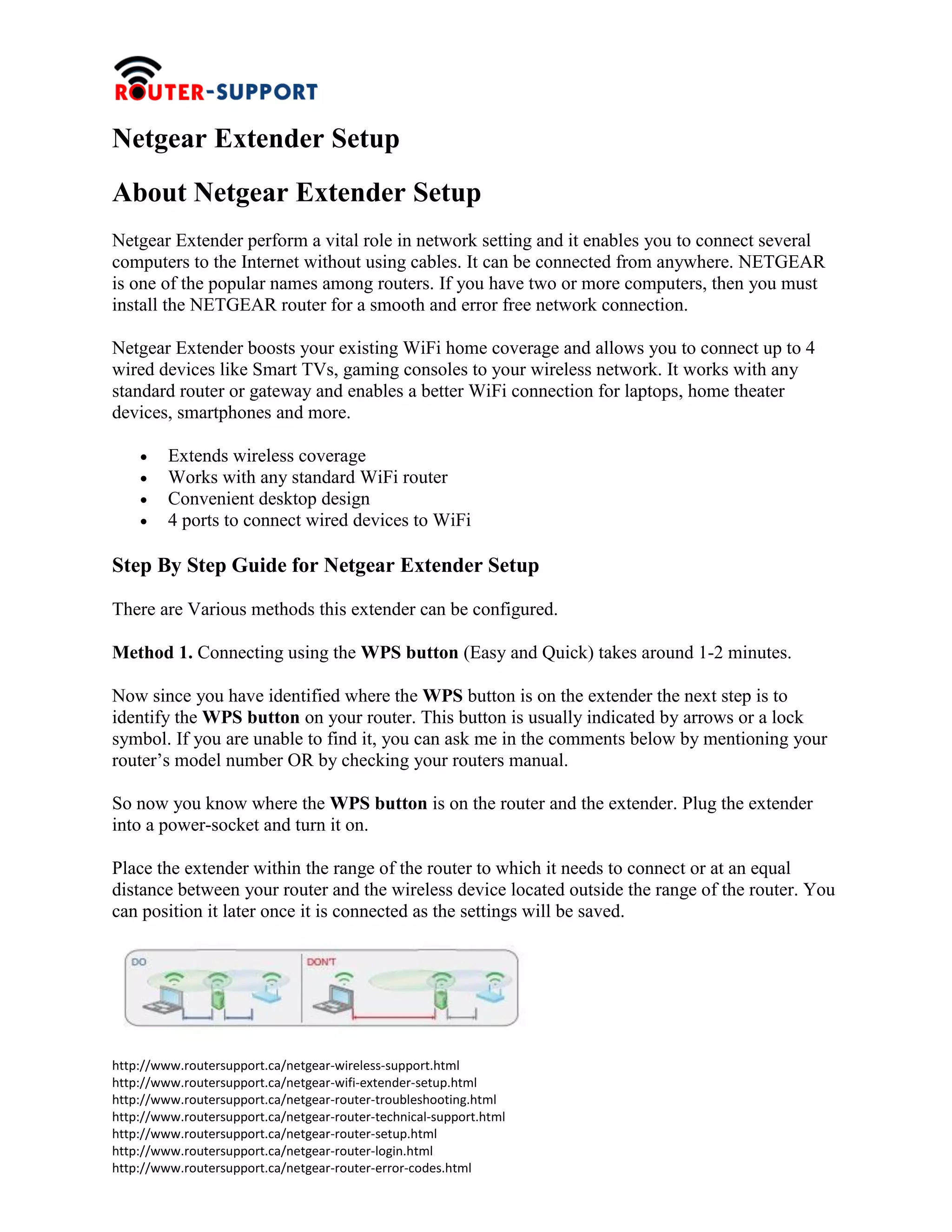 Netgear extender setup | PDF