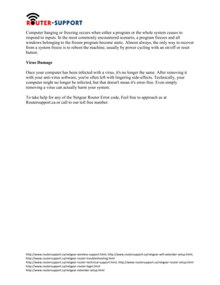 Netgear router error codes | PDF | Operating Systems | Computer ...