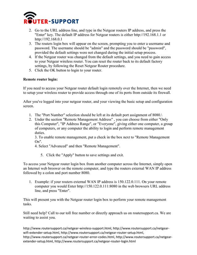 Netgear router login | PDF | Computer Networking | Computing