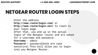 Netgear router login | PPT