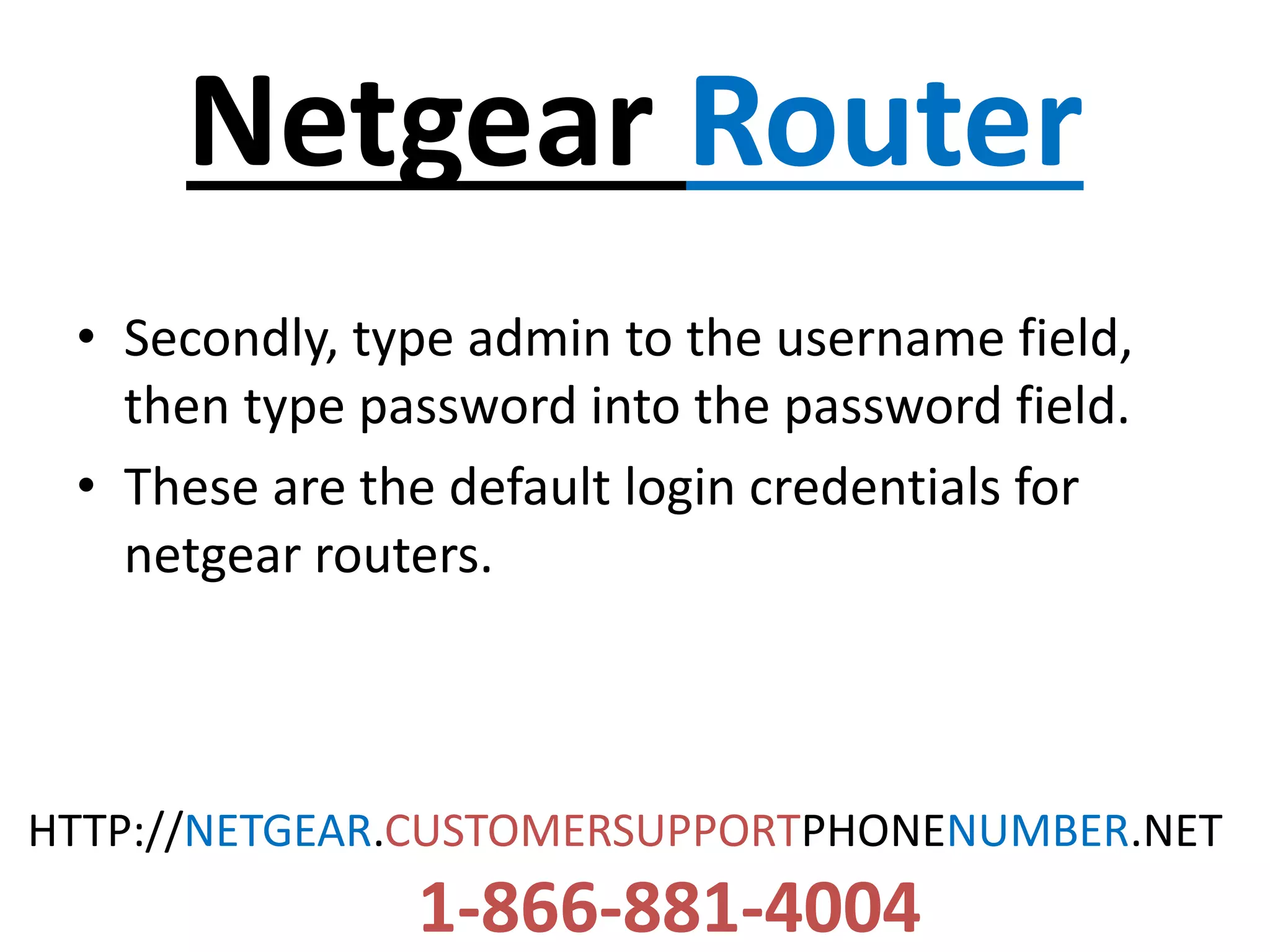 How to Login Netgear Router | PPT