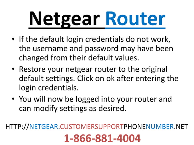 How to Login Netgear Router | PPT