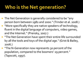 Net generation | PPTX